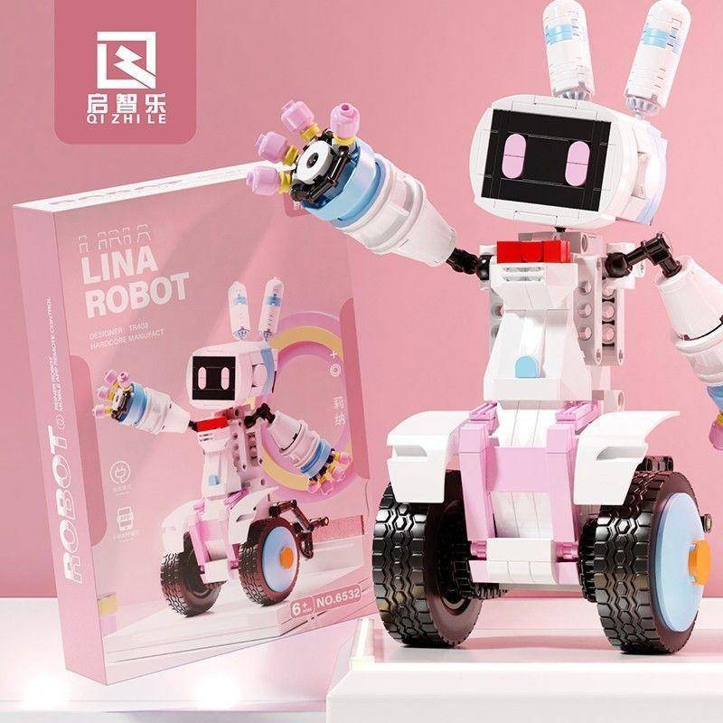 Toy Robot Compatible Lego Building Block Programming Electric Remote Control Robot Boys Girls ...
