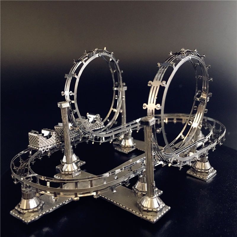 Straw Straw you are bored, put together a roller coaster model diy is ...