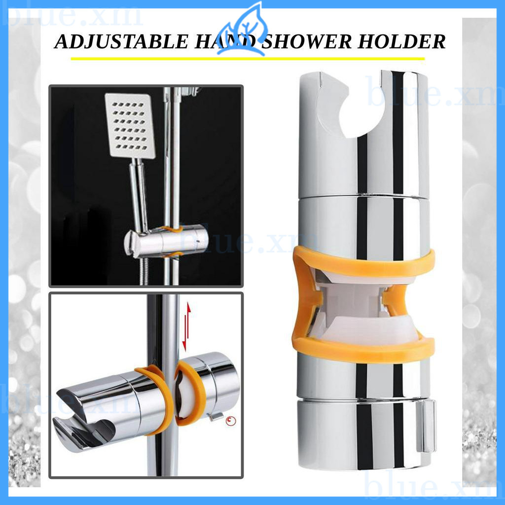 【new】ADJUSTABLE HAND SHOWER HOLDER CHROME for Slide Bar 360 Degree ...