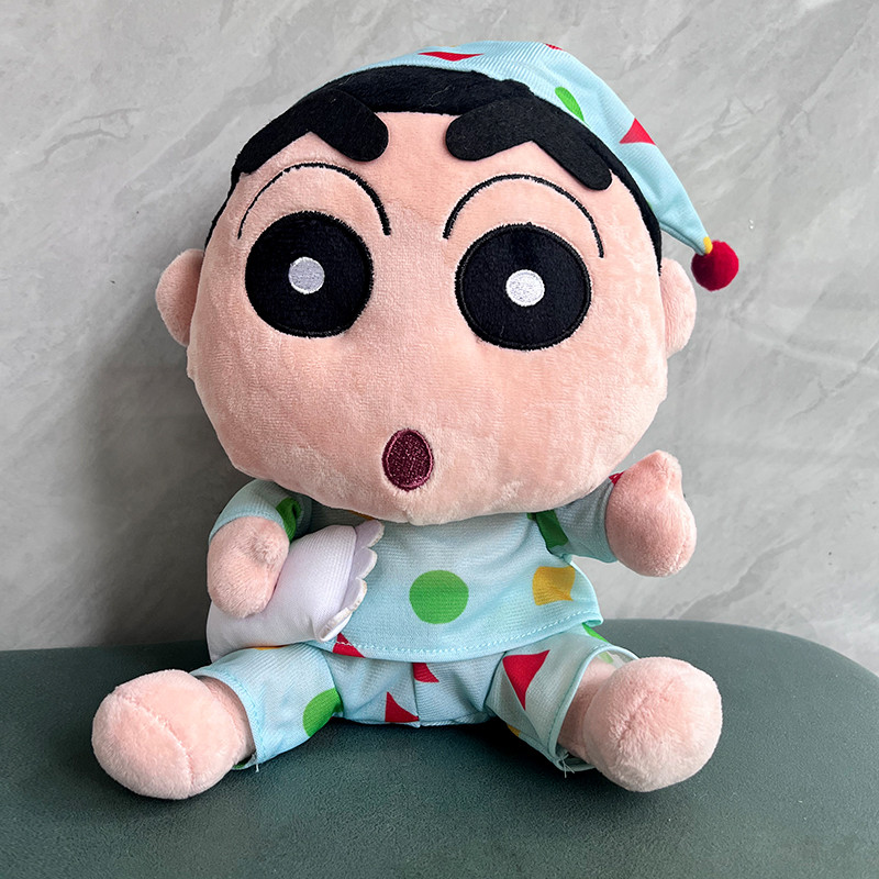 Genuine Crayon Shin-Chan Genuine Doll Shin-Chan White Doll Cute Plush ...