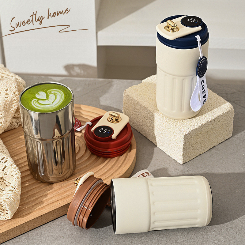 【Ready Stock】Concise Tumbler Cup Coffee Hot&Cold 316 Stainless Steel ...