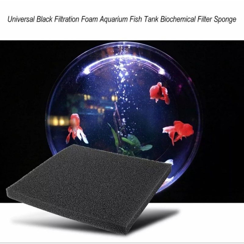 **Ready Stock** Black Foam Fish Tank Pond and Aquarium Biochemical ...