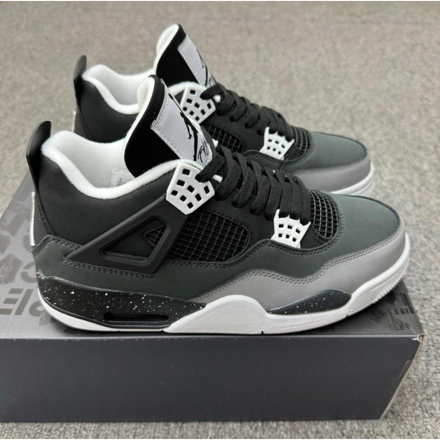 Air Jordan 4 Retro "Pear Pack" 2024 Remake Fear Limited Black and White ...