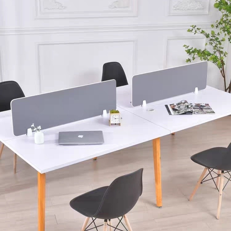 Desk Work Space Partition Table Baffle Mesh Cloth Baffle Desktop Desk ...