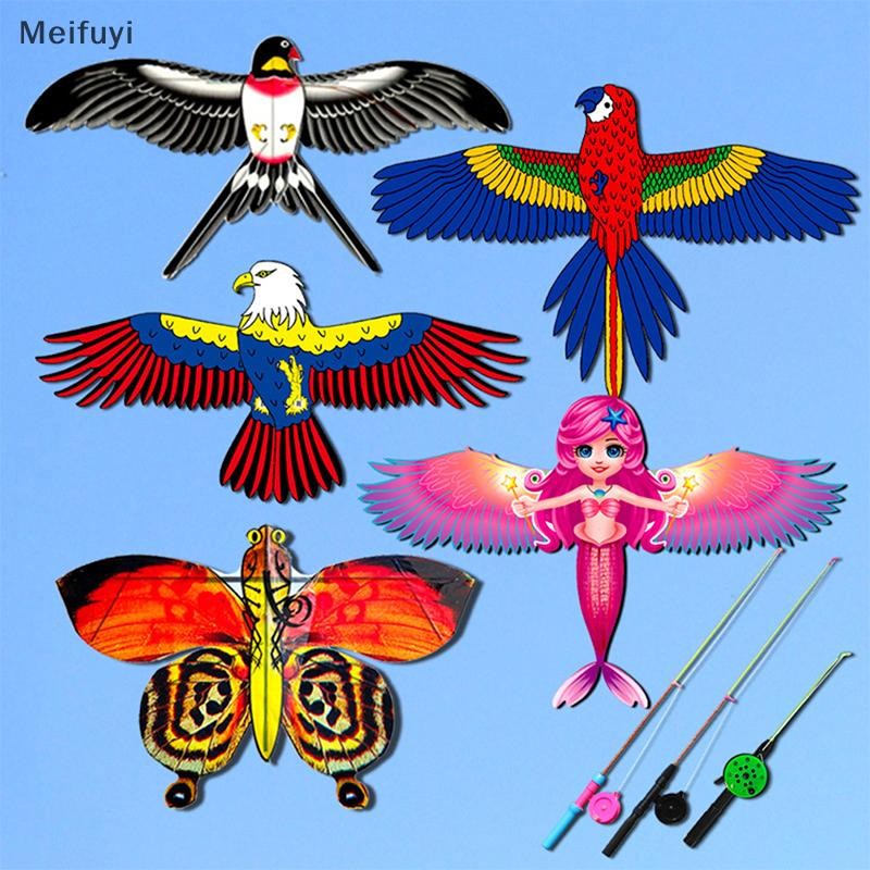 [Meifuyi] (Only kites)mini kites flying for children 3d kite pocket ...