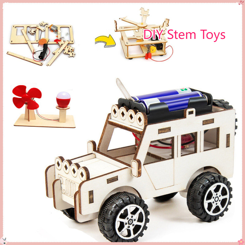 Stem Toys Children DIY Electric Science Experiment Kit Mini Educational ...