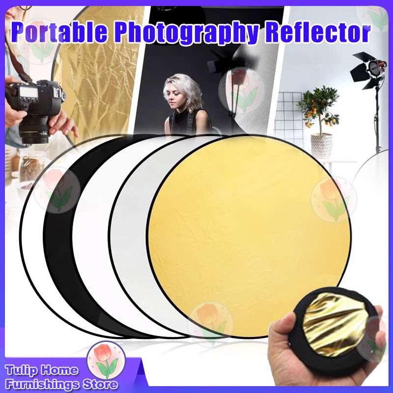 5 in 1 Soft Light Folding Reflector Collapsible Light Reflector ...