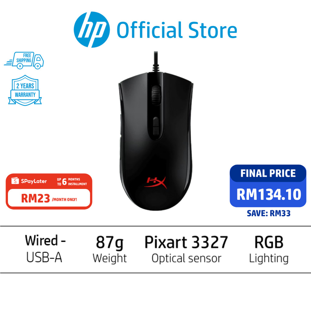 HyperX Pulsefire Core - Gaming Mouse (Black) / Pixart 3327 optical ...