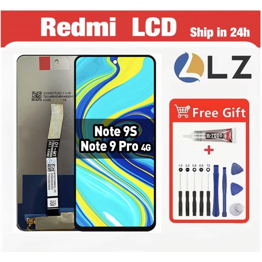 Redmi Note 9S Note 9 Pro 4G LCD Touch Screen Digitizer Original ...