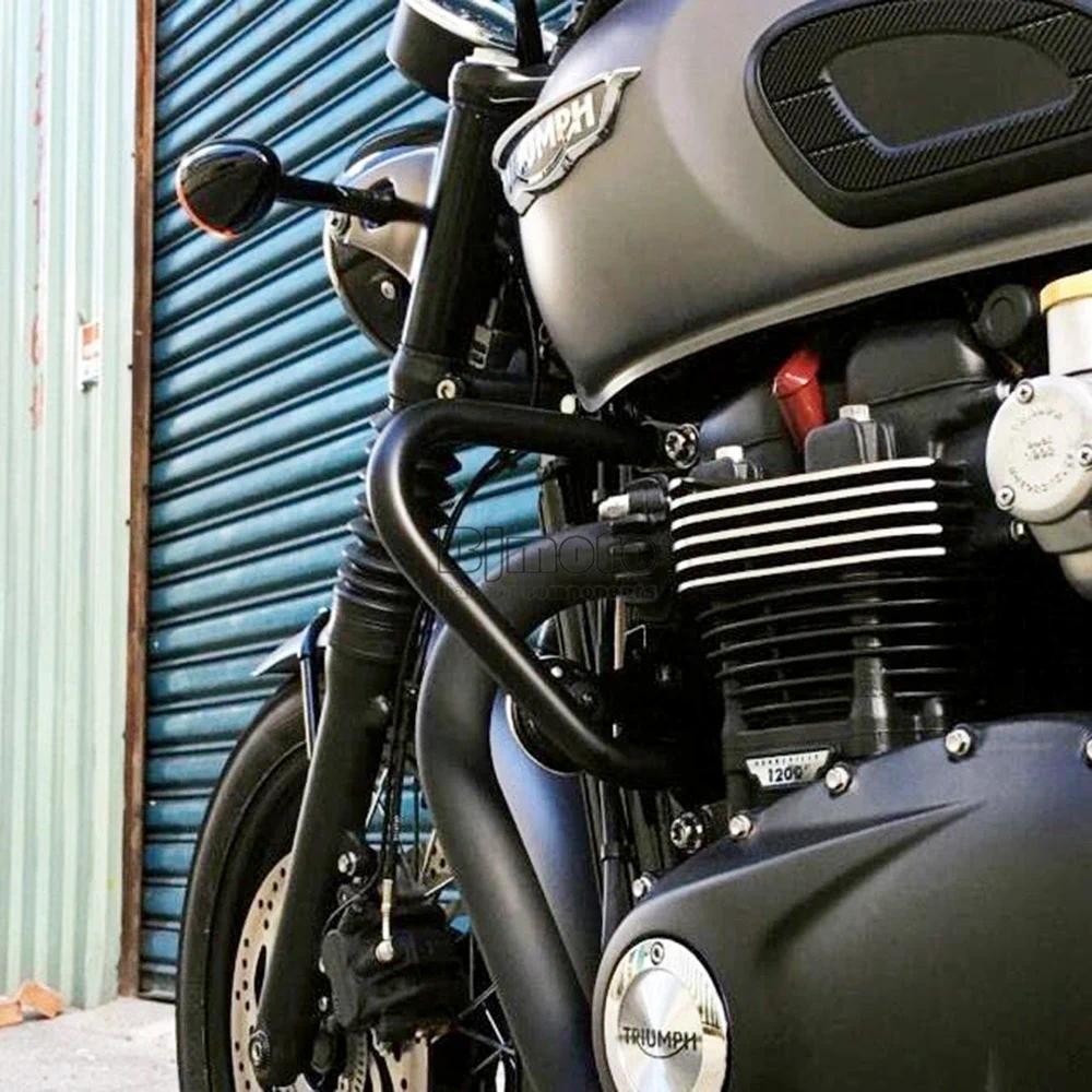 Engine Guard Crash Bar Bumper Protector For Triumph Bonneville T100 ...