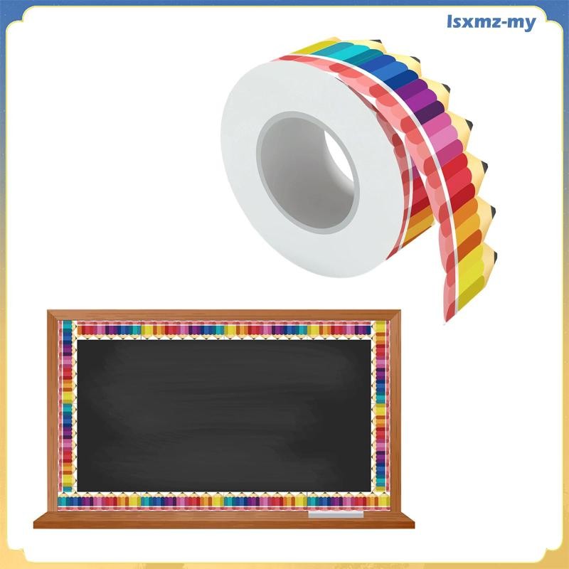 [LsxmzMY] Pencil Bulletin Board Borders Classroom Borders Cute Art ...