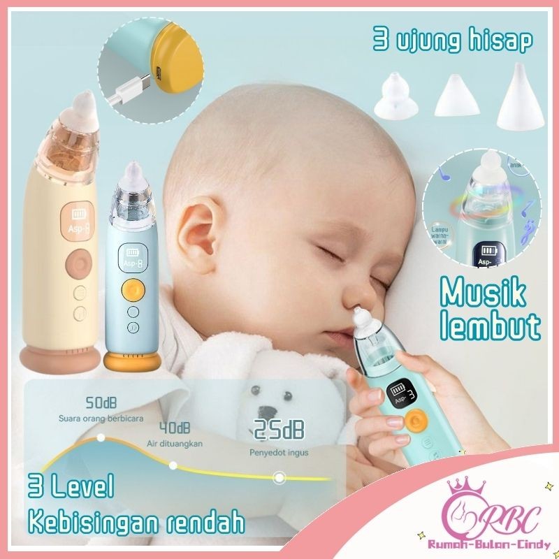 LOKAL [Local Seller] Electric Baby Snot Suction Device With 3 Silicone ...