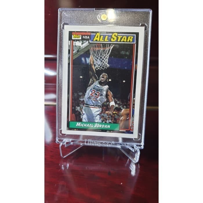 Original Topps NBA AllStar Michael Jordan DUNK BULLS RARE basketball ...