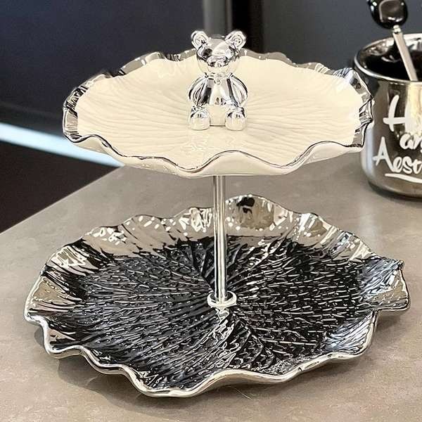 desert tray dessert table display set Pinggan buah pelbagai lapisan ...