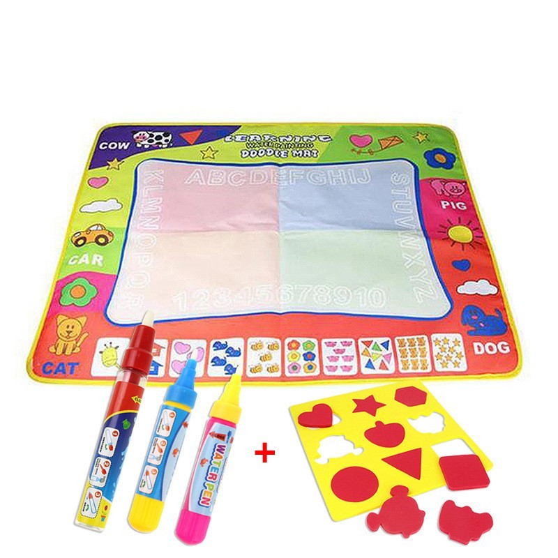 Magic Water Drawing Mat Doodle Mat Writing Painting Mats Board | Shopee ...