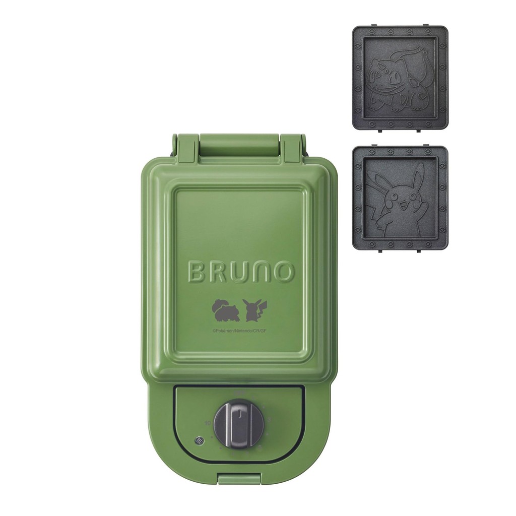 BRUNO Pokémon Electric Hot Sandwich Maker - Pikachu, Bulbasaur ...