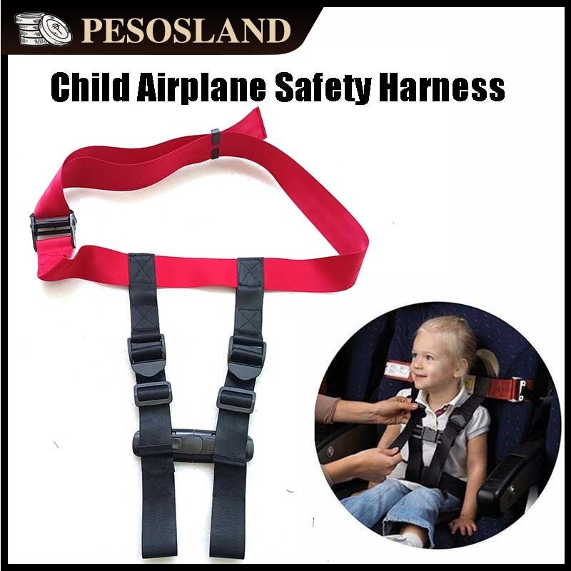 Child Safety Airplane Seat Harness Travel Restraint System Belt Child ...