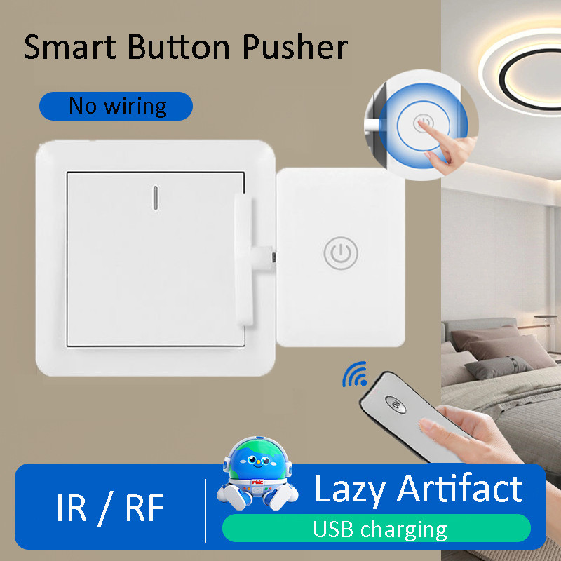 Wireless Button Pusher Smart Automatic Infrared/RF Control Light Button ...