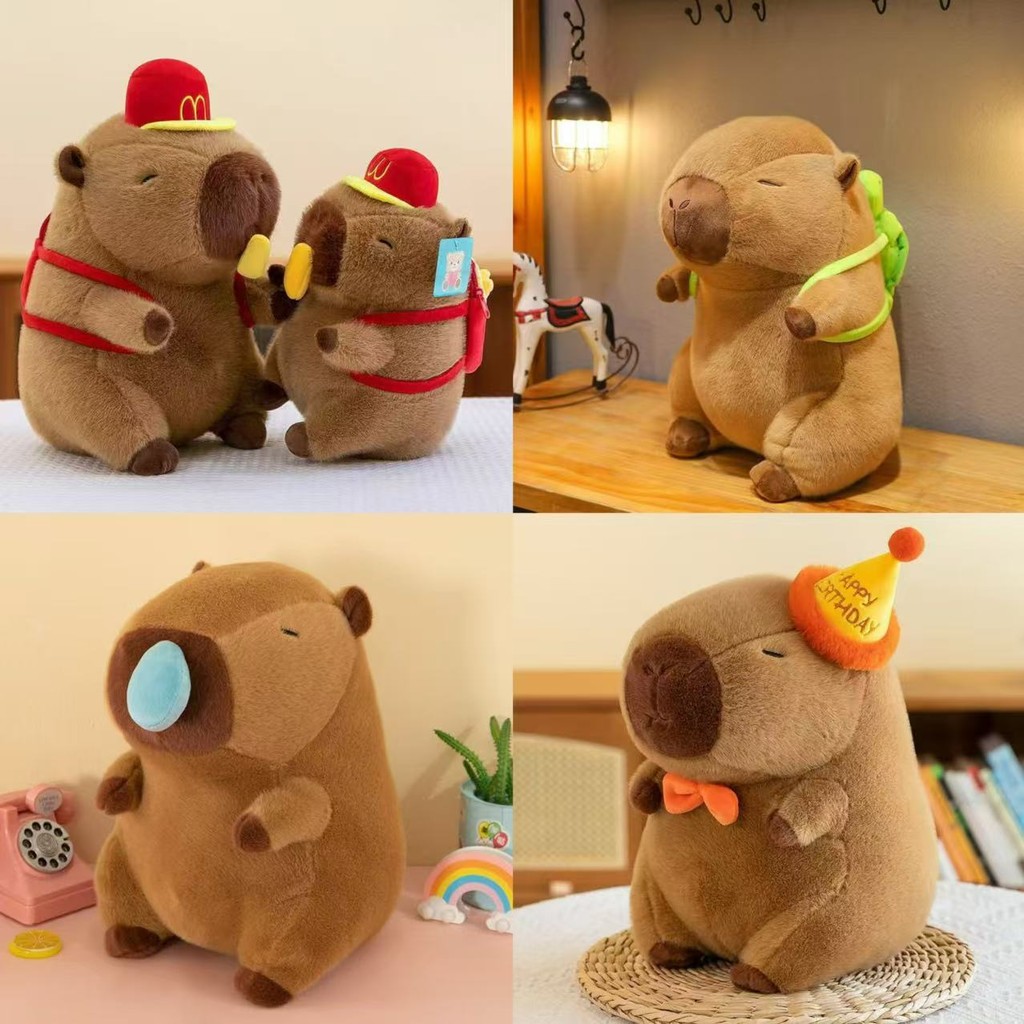Angel Capybara plushie Cute Capybara plush toy doll Lovely Angel ...