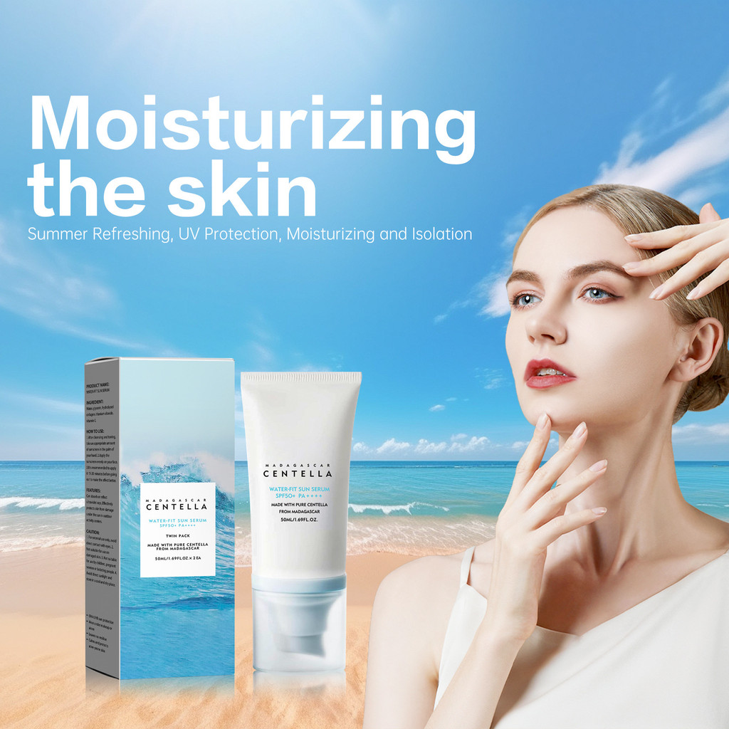 2024 New Centella Sunscreen SPF 50, Water-fit Sun Serum, Madagascar ...