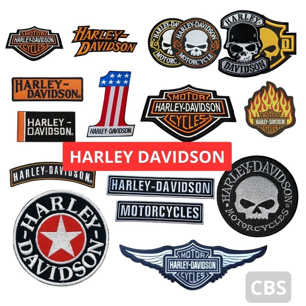 Innovation PATCH Embroidered Logo Emblem/Bet Badge HARLEY DAVIDSON ...