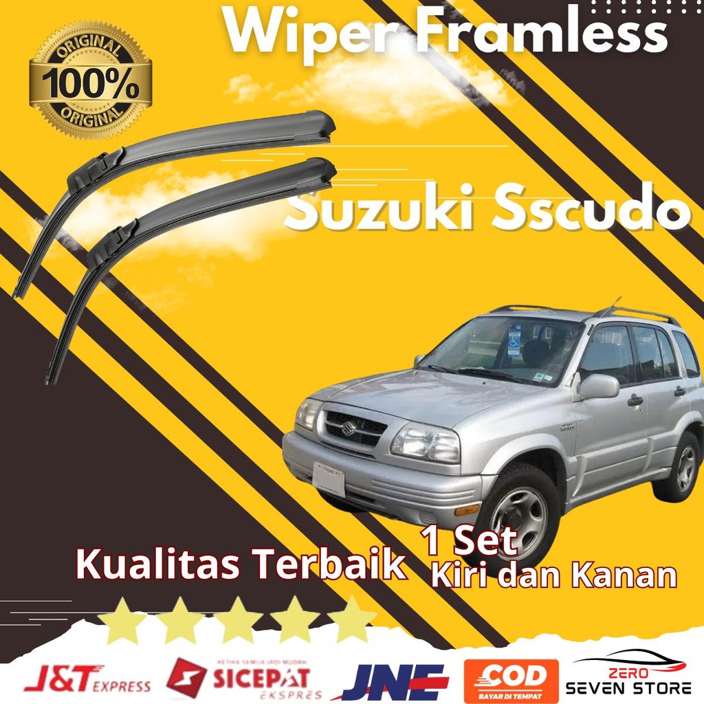 Suzuki Escudo / Grand Escudo Frameless Car Wiper 1 Set Left and Right ...