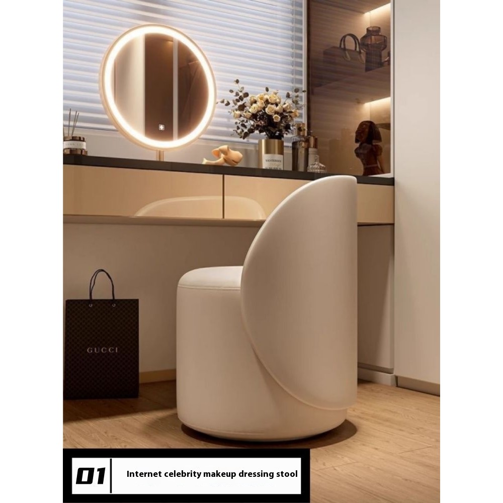 Creamy light luxury dressing chair/Make -up Bilik Tidur Bilik Tidur ...