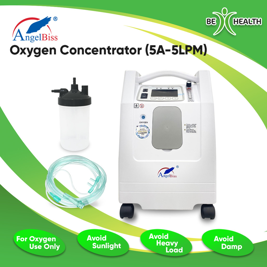 ANGELBISS Oxygen Concentrator 5LPM (SinZone-5A) | Shopee Malaysia