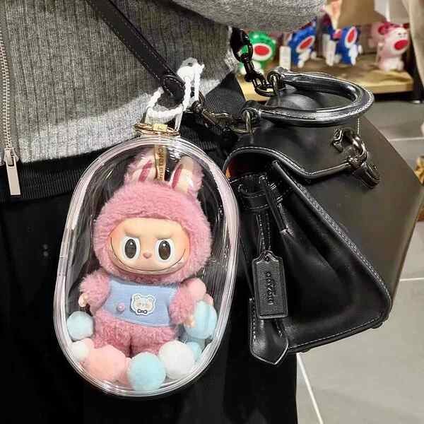 matching keychain labubu keychain labubu 15CM Labubu Penutup Pelindung ...