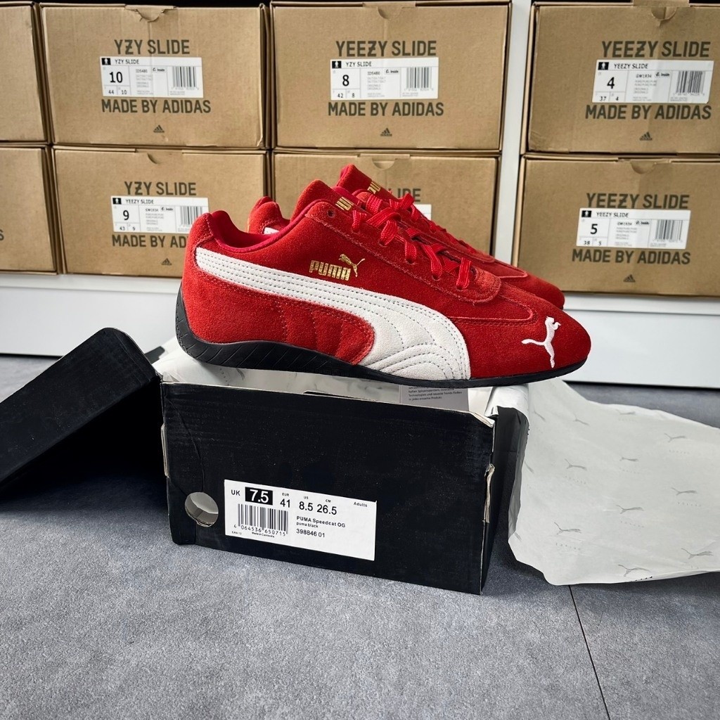 Puma speedcat og 'red white' og 'black' shoes Puma pink speedcat open ...