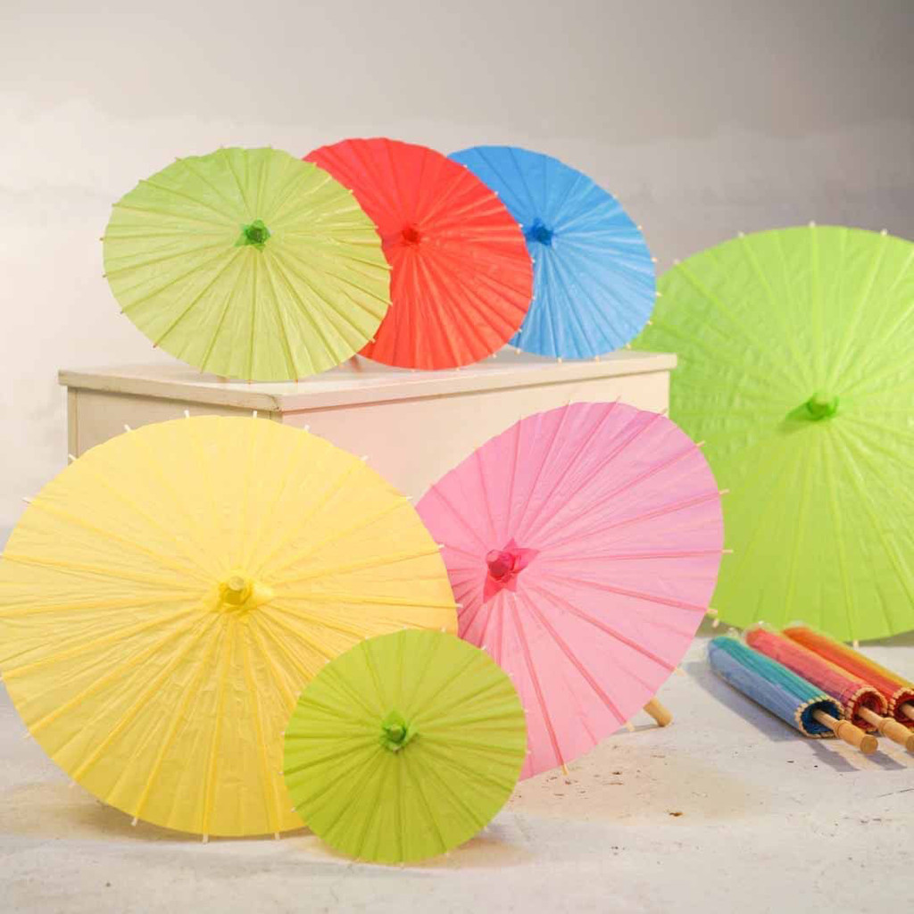 Paper Umbrella diy Hand-Painted Umbrella Kindergarten Creative Children ...