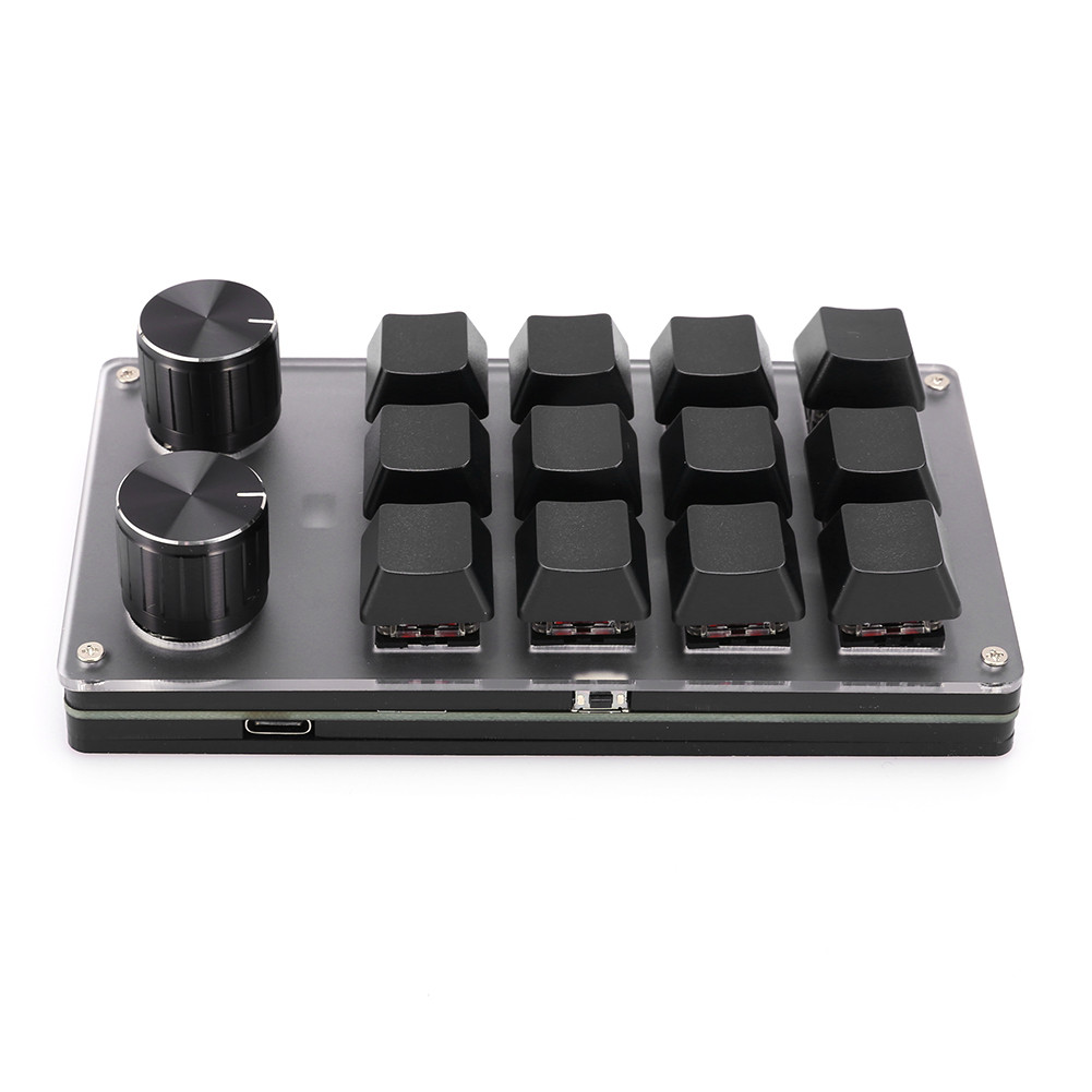 [KidsDreamMall.my] 12 Key 2 Knob Programming Macro Custom Knob Keyboard ...
