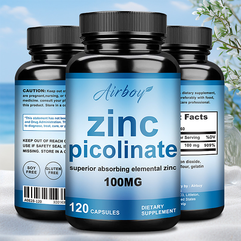 Zinc Supplement 100 mg Supplements - Natural Pure Zinc 100 mg Oxide ...