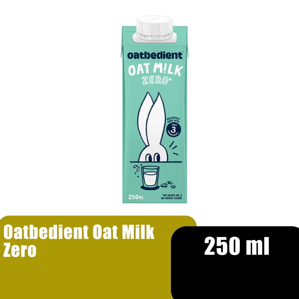 OATBEDIENT READY TO DRINK OAT MILK ZERO 250ML VIDA Pharmacy | Shopee ...