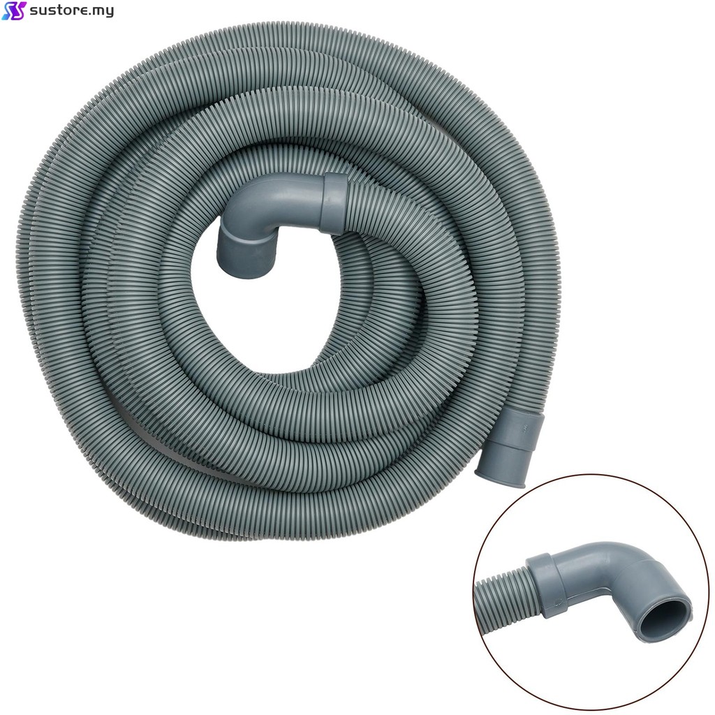 [Super]New 4Metre Extra Long Drain Hose Waste Pipe For Washing Machine ...