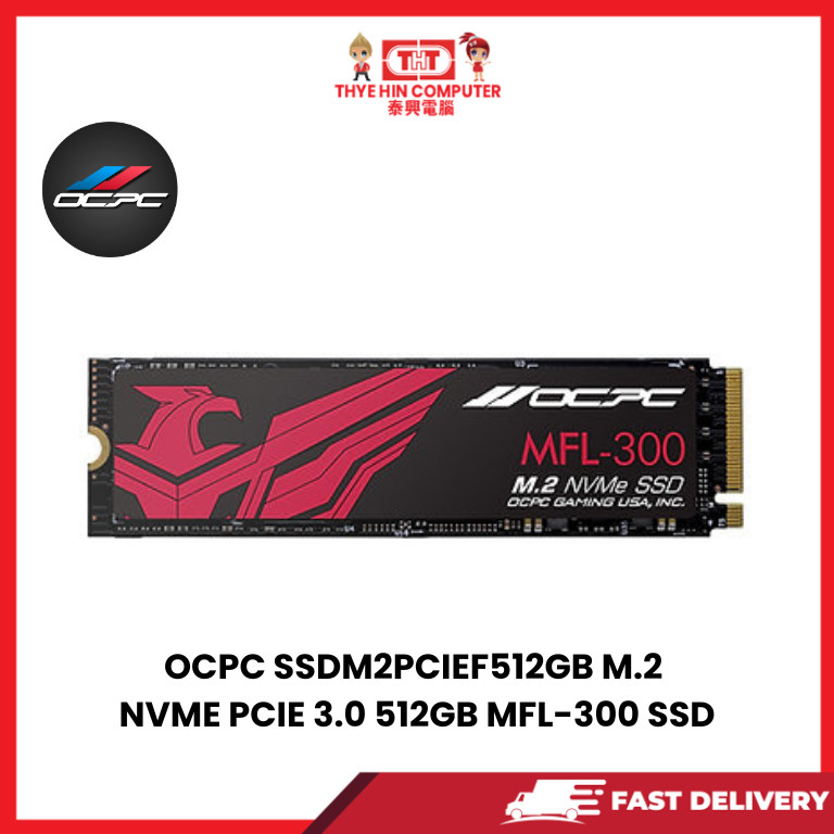 OCPC SSDM2PCIEF512GB M.2 NVME PCIE 3.0 512GB MFL-300 SSD | Shopee Malaysia