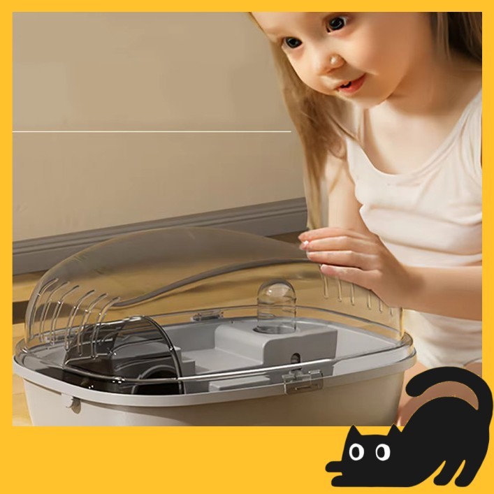 Hamster Cage Running Roller Skating Toy Transparent Castle Fun Home ...