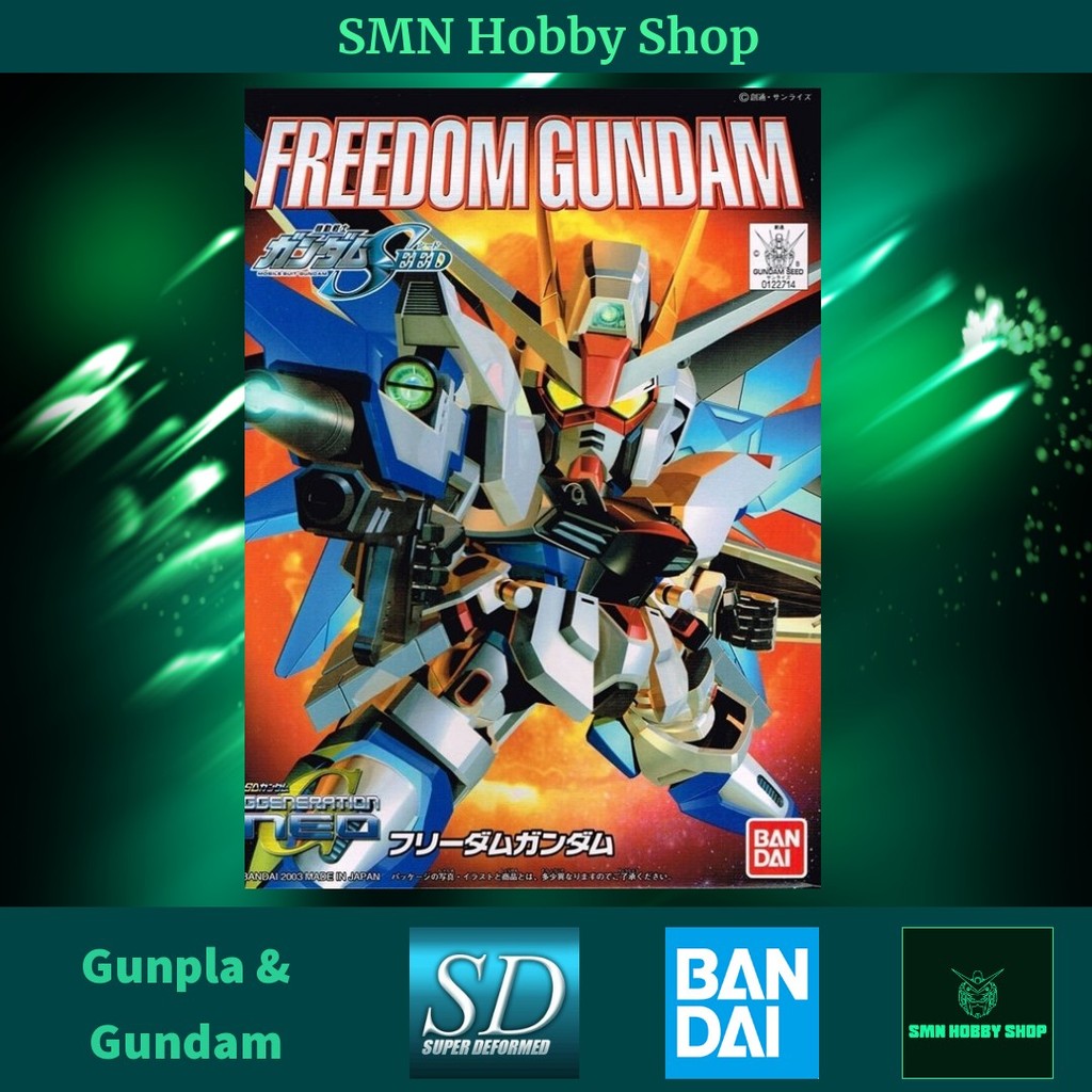 SDBB Super Deformed Freedom Gundam 257 Gunpla Gundam Toys Plastic Model ...
