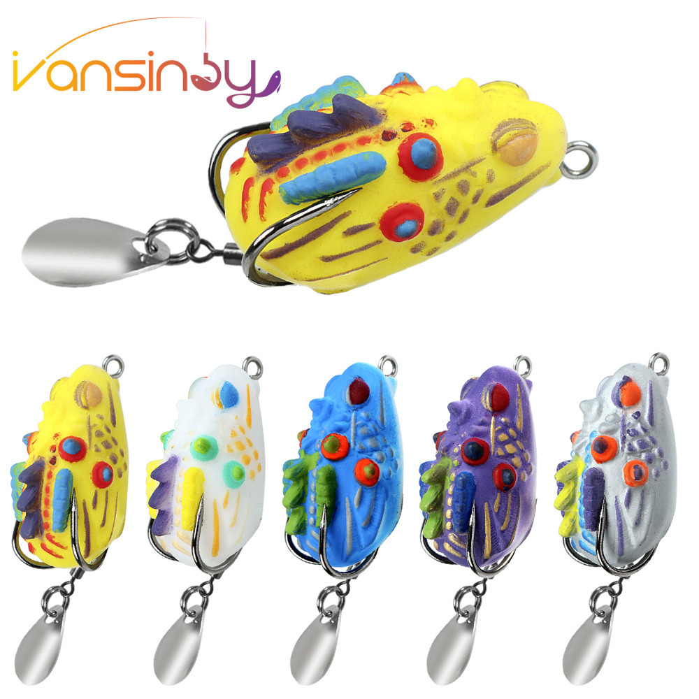 Umpan Katak Casting 3cm/4.4g Soft Frog Fishing Lure Mini Soft Lure ...