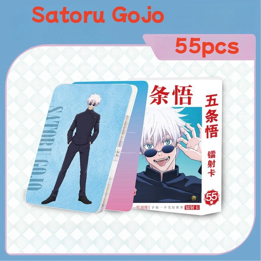 50-92pcs Manga Manhwa Jujutsu Kaisen Laser Holographic Lomo Cards ...