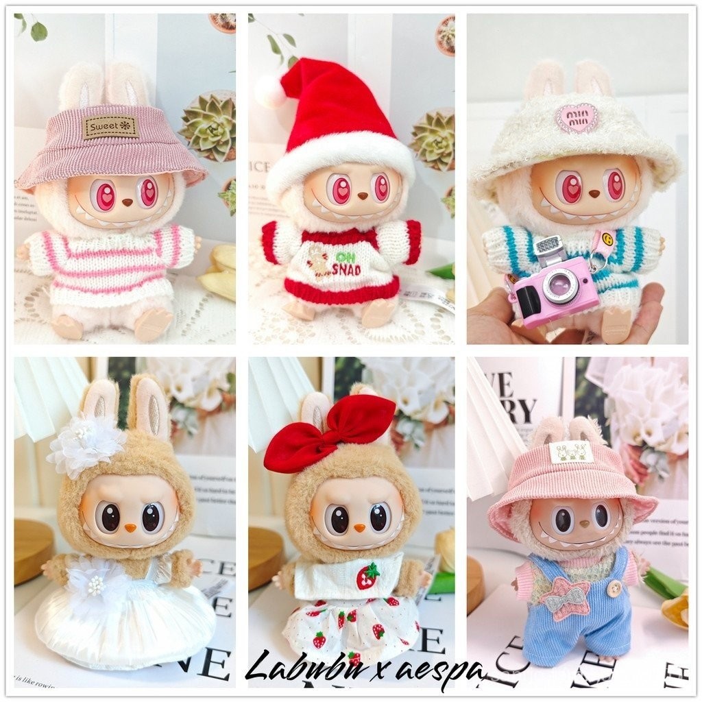 Labubu Clothes Dolls Clothing Set Labubu V2 Clothes Labubu Macaron ...