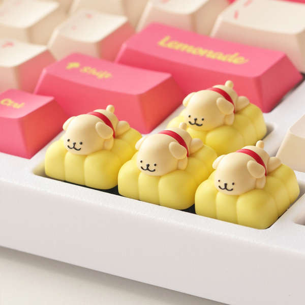 personalized keycaps keycaps Bean Maverick Peripherals Line Dog Keycaps ...