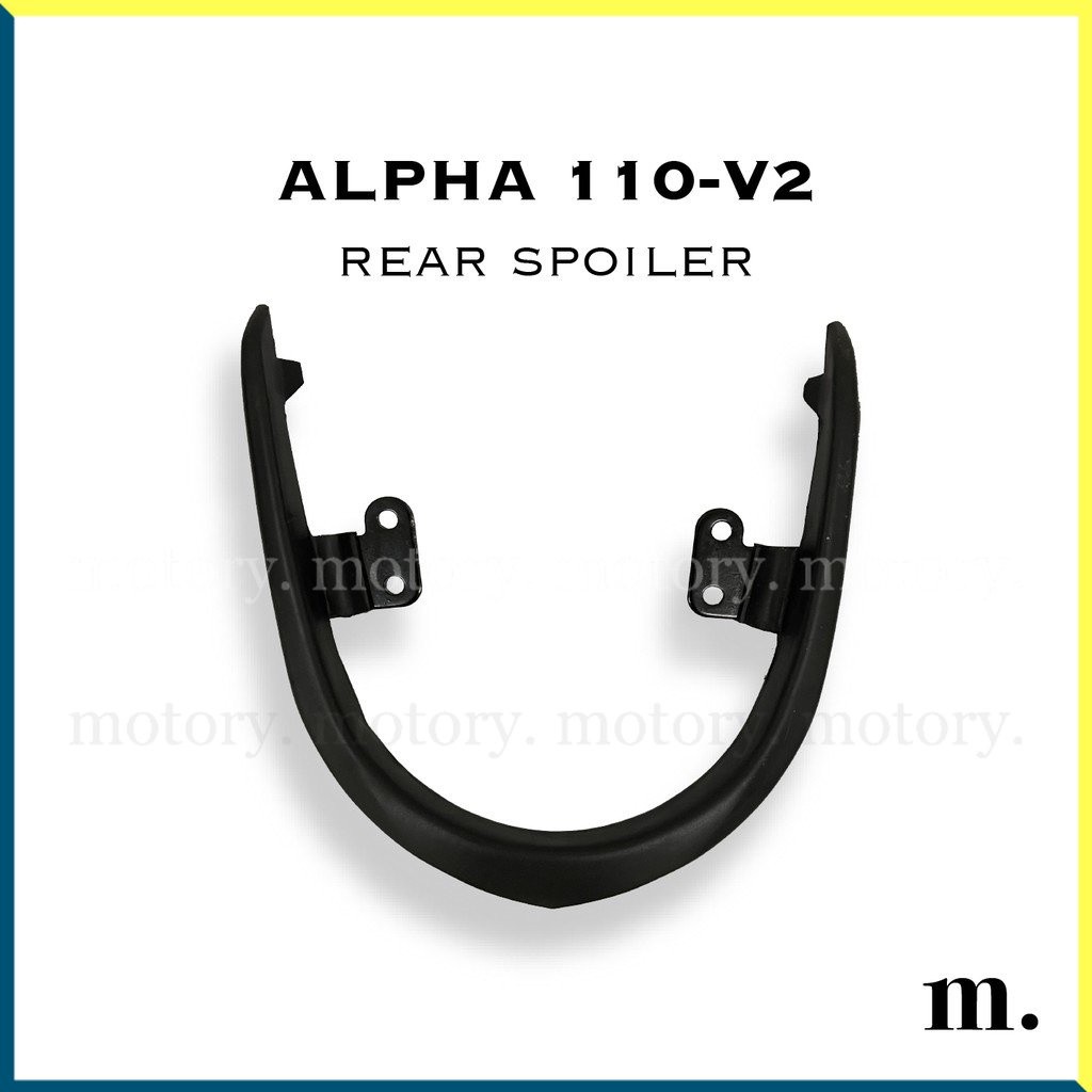 HONDA WAVE ALPHA 110 V2 REAR SPOILER L BAR HANDLE SEAT BAR ALPHA110 V2 ...