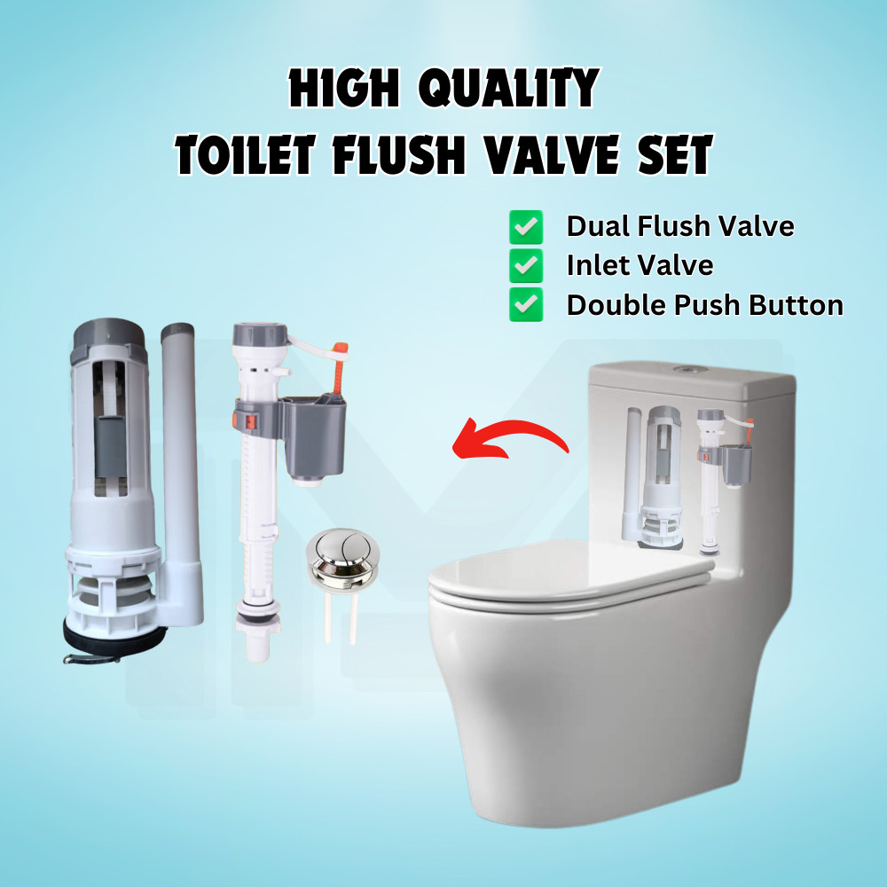 0034 50MM Full Set Toilet Water Tank Valve Toilet Water Tank Flush ...
