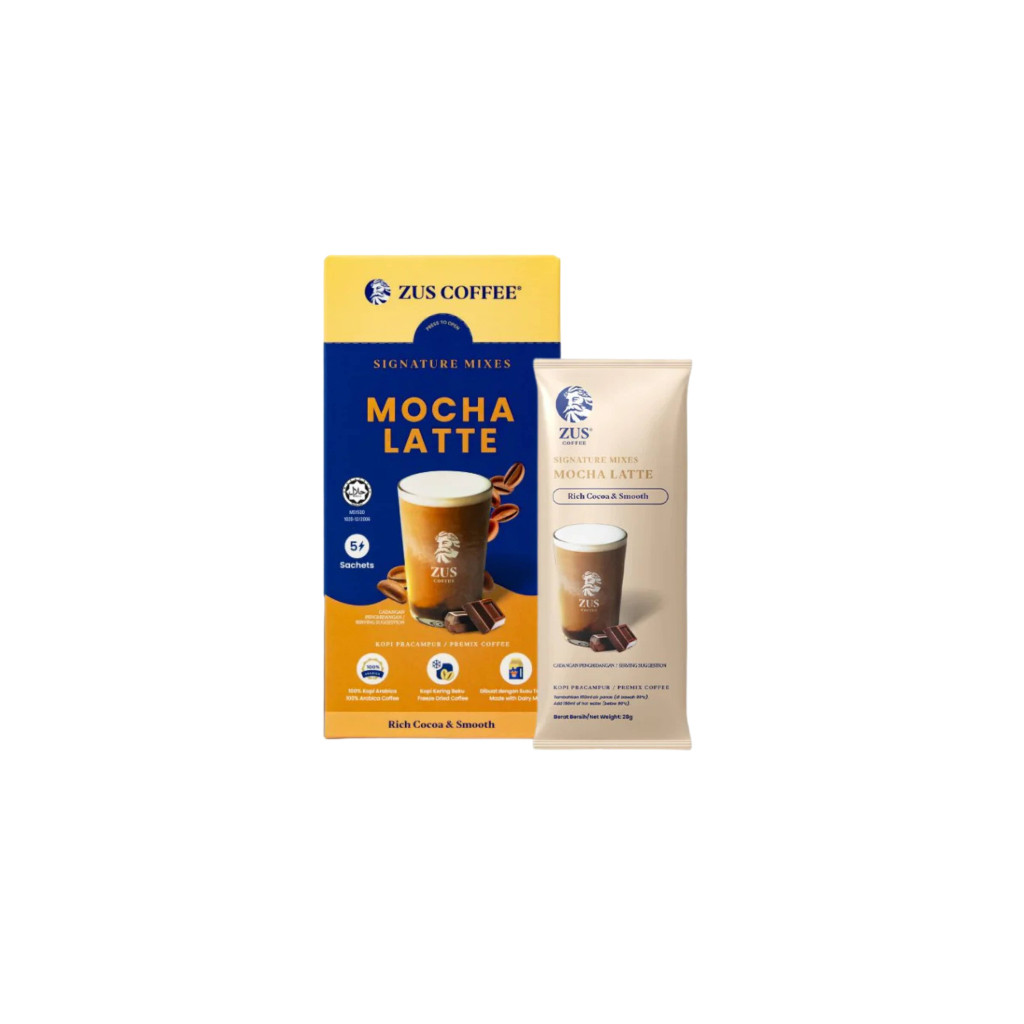 ZUS Coffee Signature Mixes Salted Caramel Latte Caffe Latte Dolce Latte ...