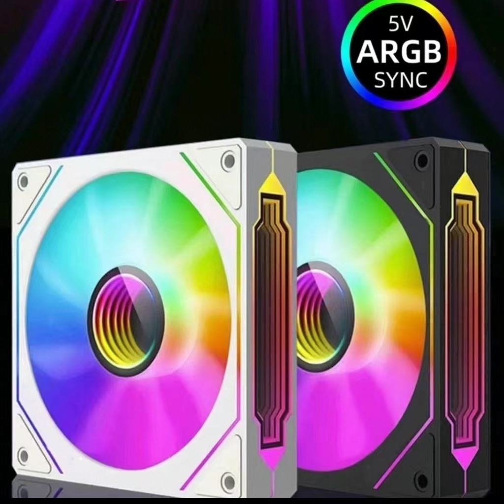 Argb 120mm Infinity Mirror Fan GEN4 ARGB PWM 2 in 1 Desktop PC Front ...