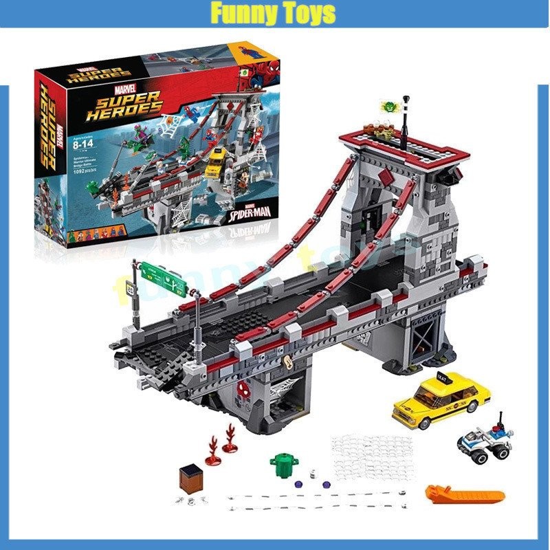 76057 Spider-Man Cobweb Warrior Ultimate Bridge Battle Building Blocks ...