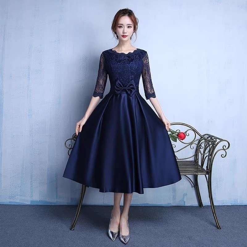 Chorus Stage Performance Dress Adult Ceremony Evening Dress Bridesmaids ...