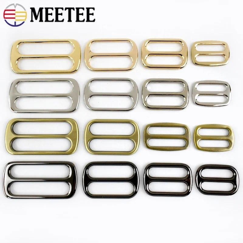 1Pc 12-50mm Metal Tri-glide Buckle Square Webbing Adjuster Buckles Belt ...