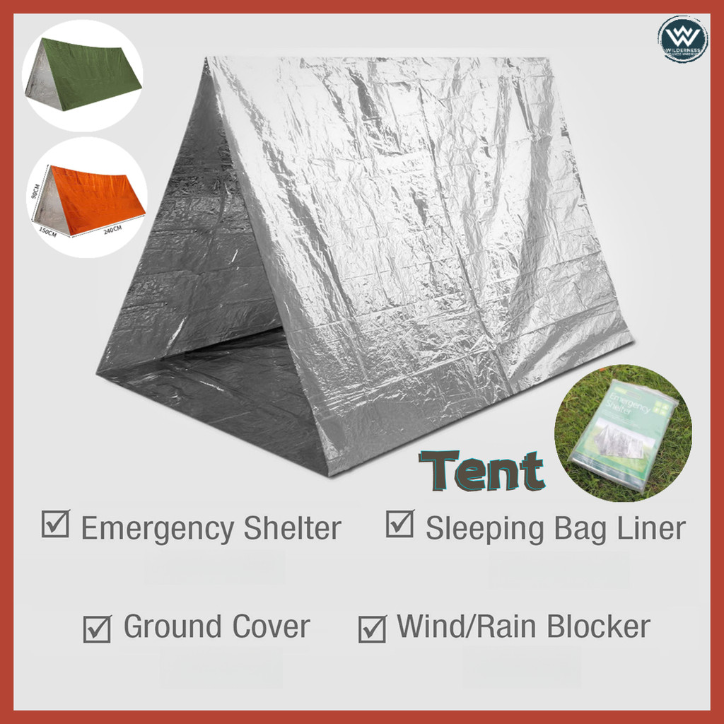 Outdoor emergency tent First aid blanket insulation tent camping hiking ...